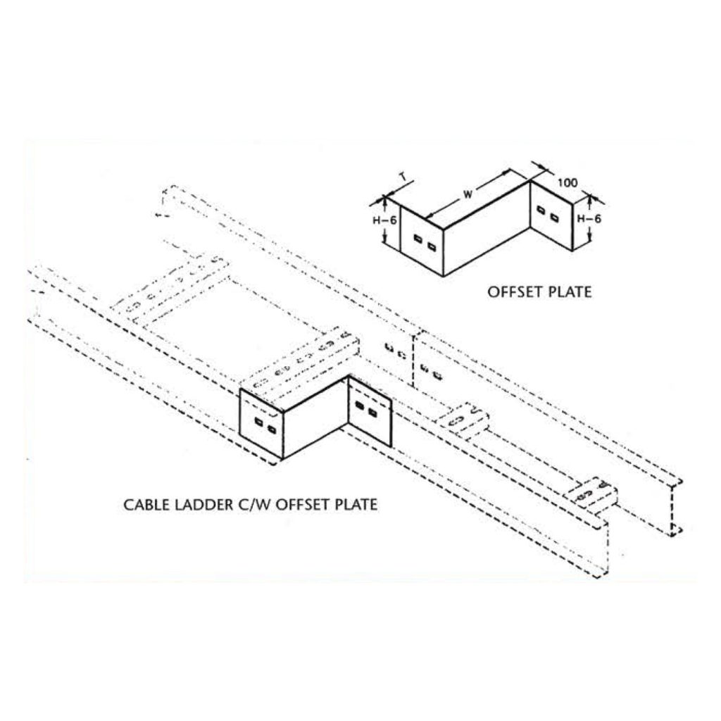 Cable Ladder c/w Offset Plate – Fore-Sight