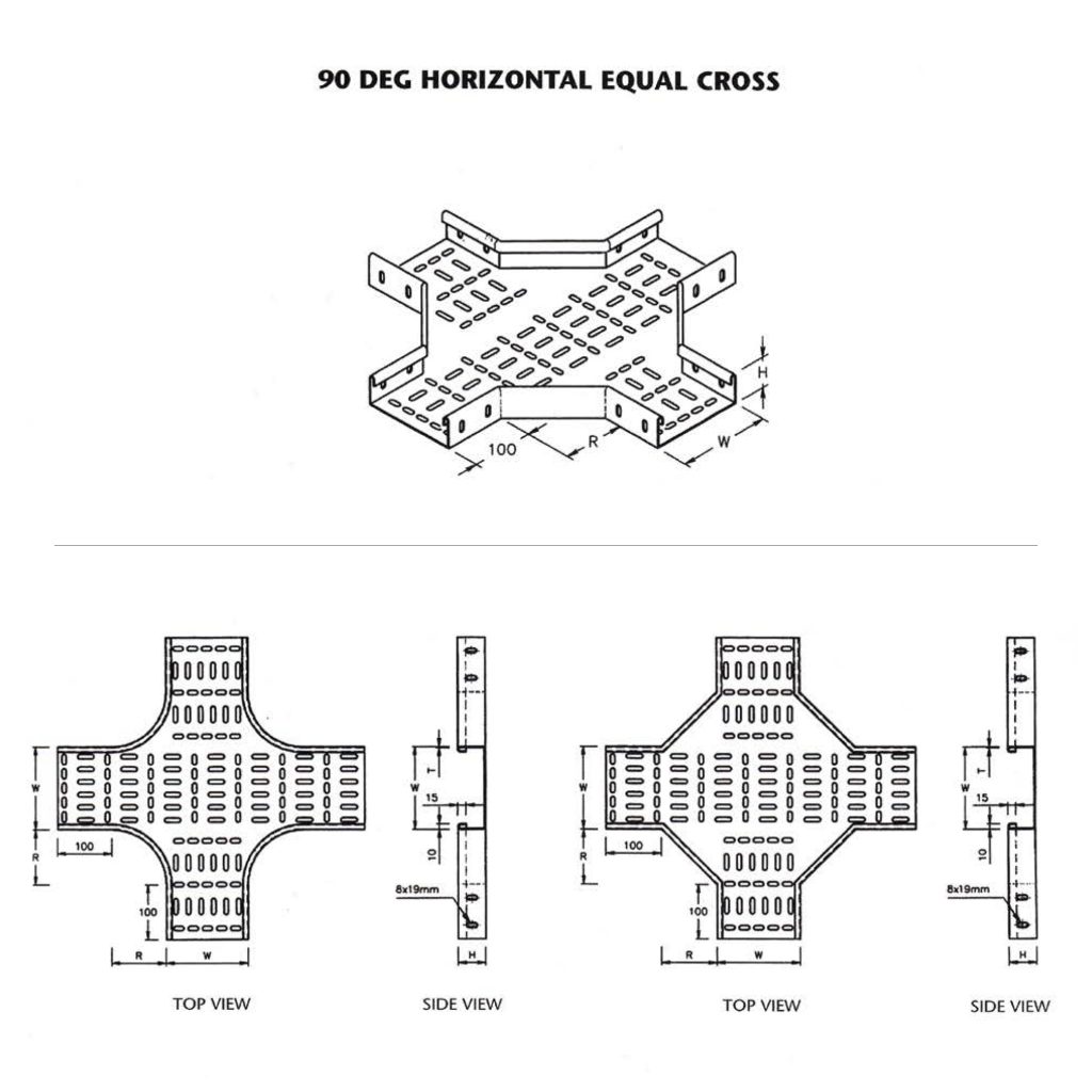 90 Deg Horizontal Equal Cross – Fore-Sight